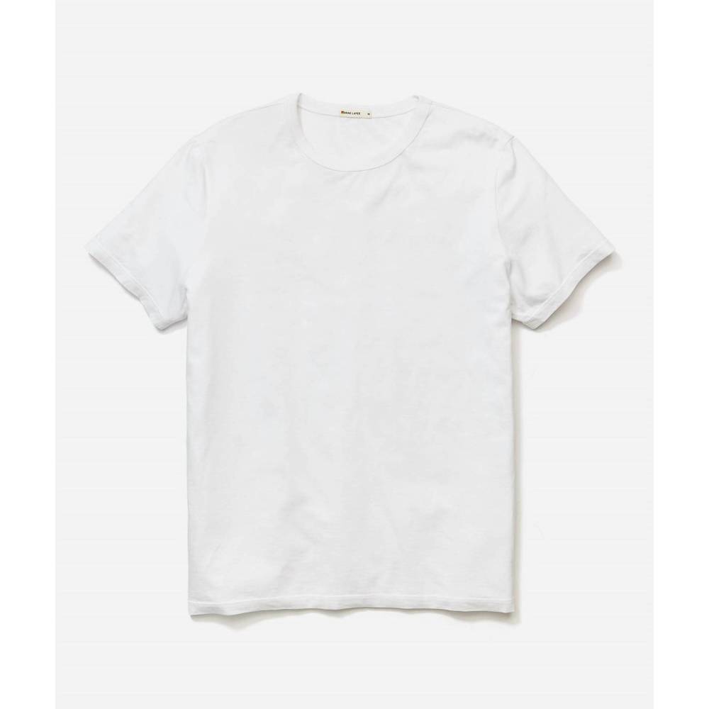 Marine Layer | Shirts | New Marine Layer Signature Crew Tee In White ...